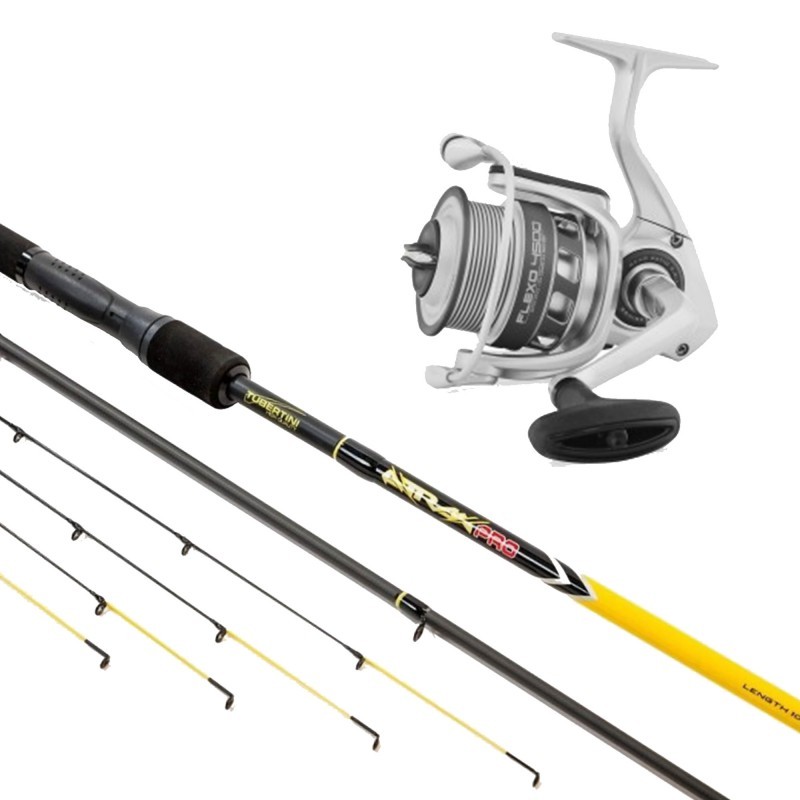 Zestaw Wędka Tubertini Feeder Atrax Pro 3,60m 50g + Kołowrotek ...